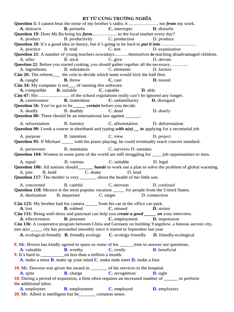 BT T Cùng Trư NG Nghĩa | PDF