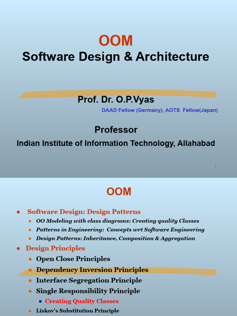 OOMDesignPattern24 (1).pptx | PDF | Software Design Pattern | Class ... OOMDesignPattern24 (1).pptx | PDF | Software Design Pattern | Class ...