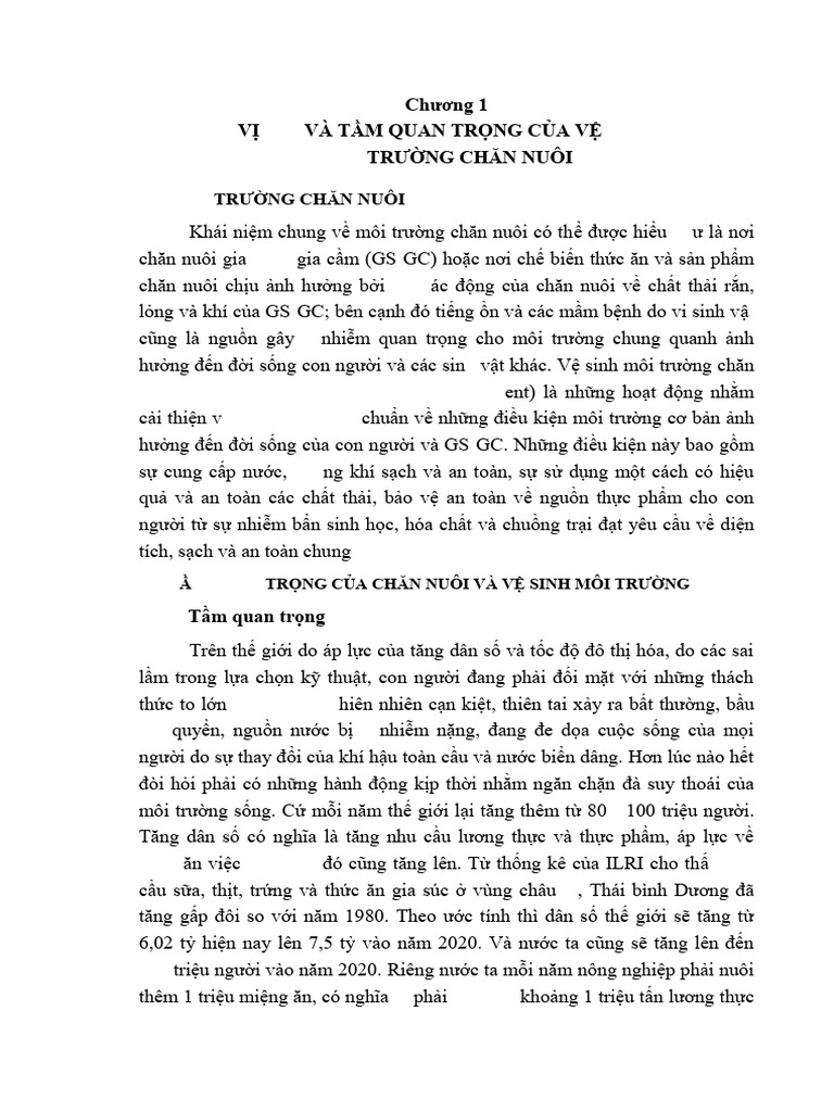 Gio TRNH V Sinh Mi TRNG CHN Nui | PDF