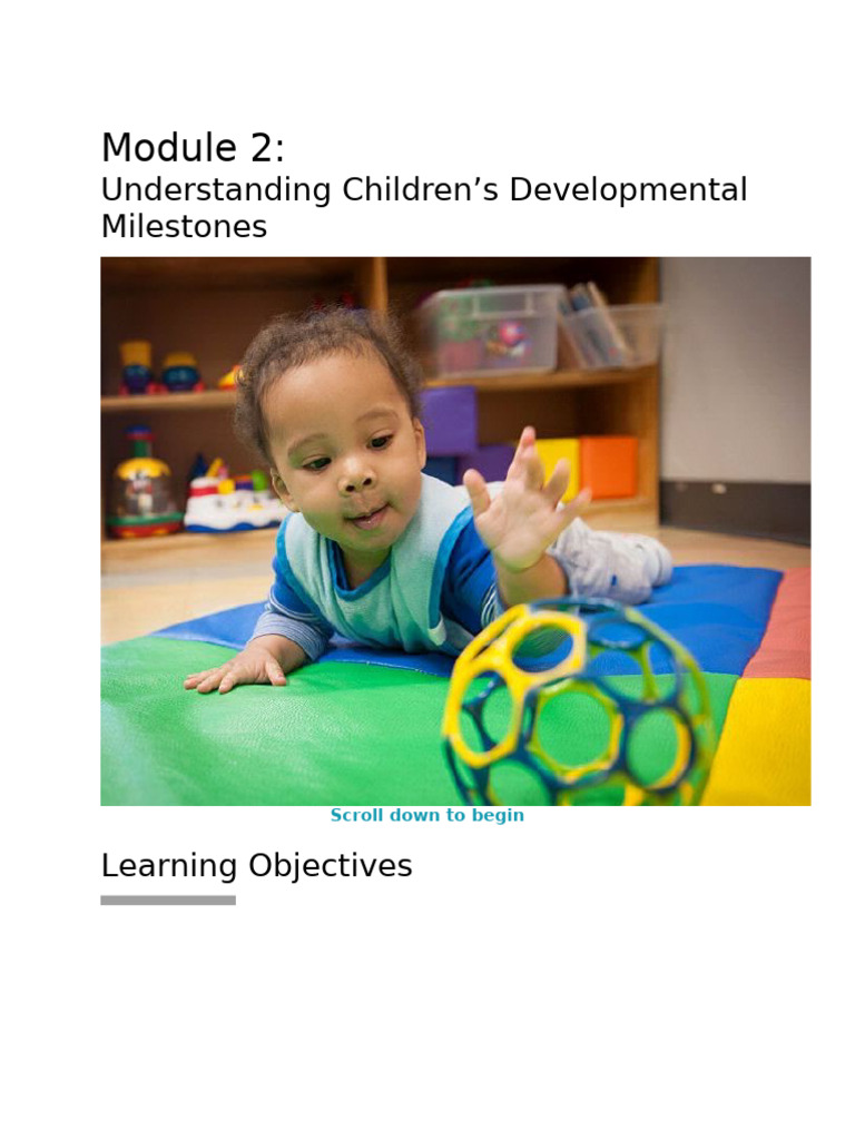 Understanding Developmental Milestones | PDF | Learning | Emotions