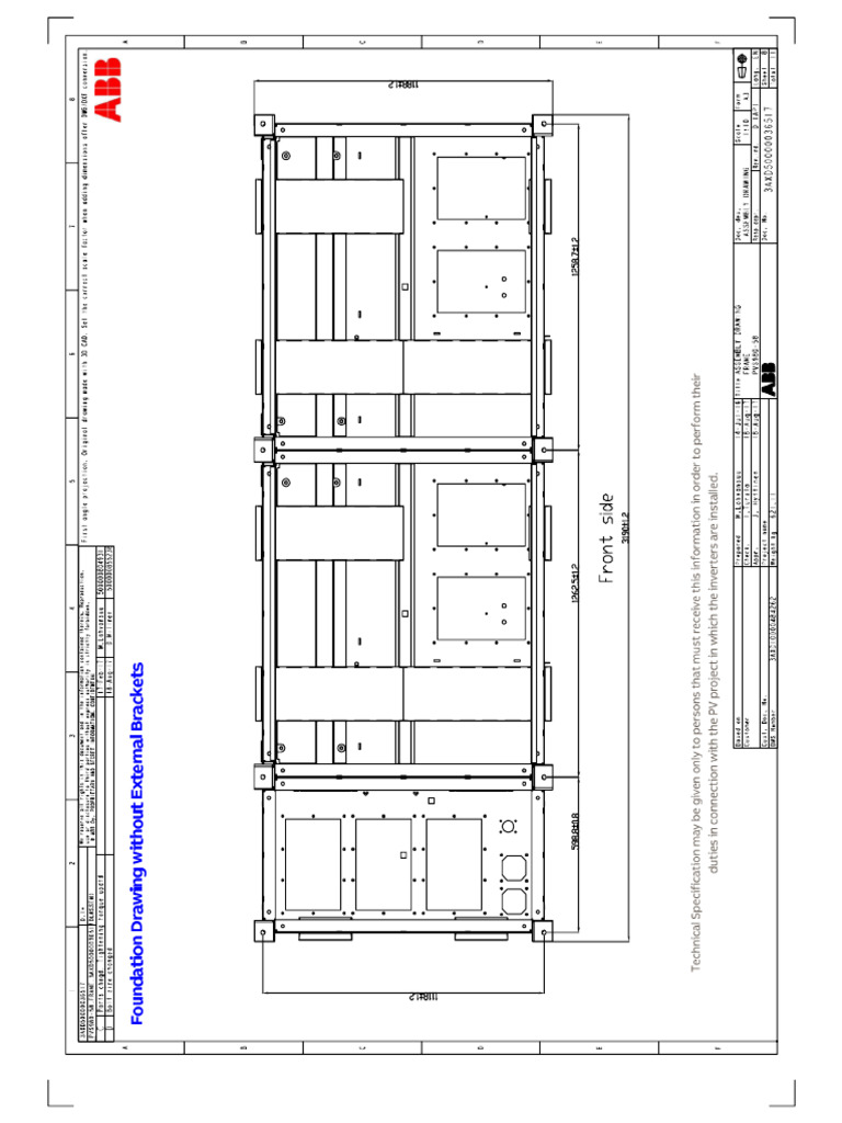 ABB Inverter Drawing | PDF