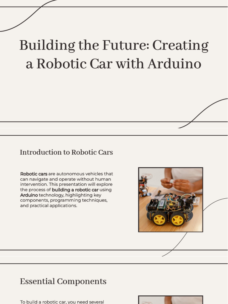 Slidesgo Building The Future Creating A Robotic Car With Arduino