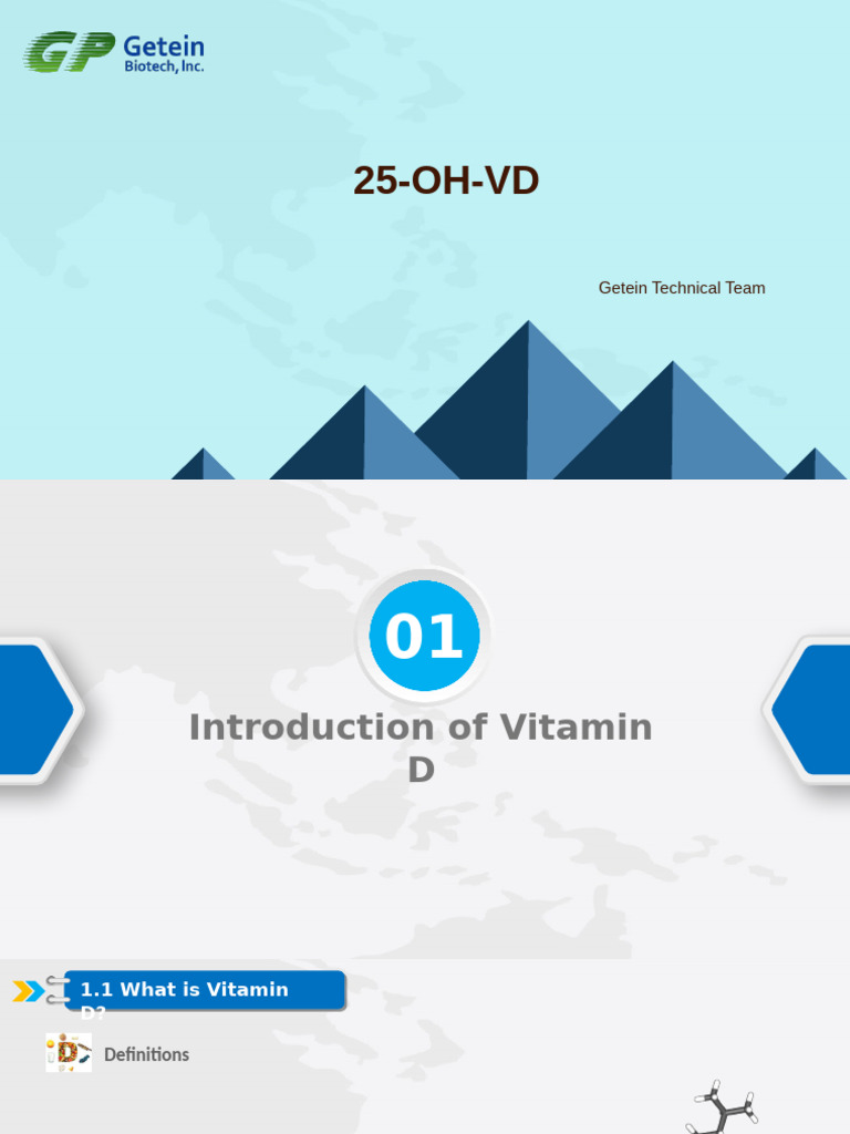 Getein Product Introduction - 25-OH-VD | PDF | Vitamin D | Dietary Supplements