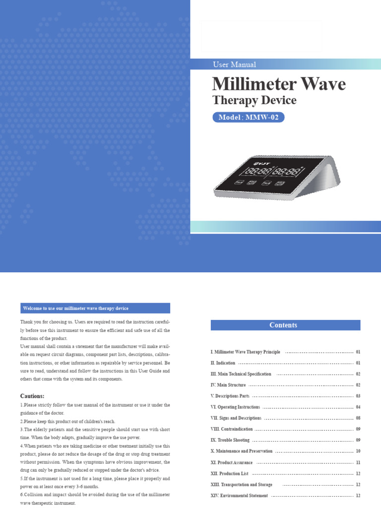 MMW-02 Millimeter Wave Device | PDF | Extremely High Frequency | Waves