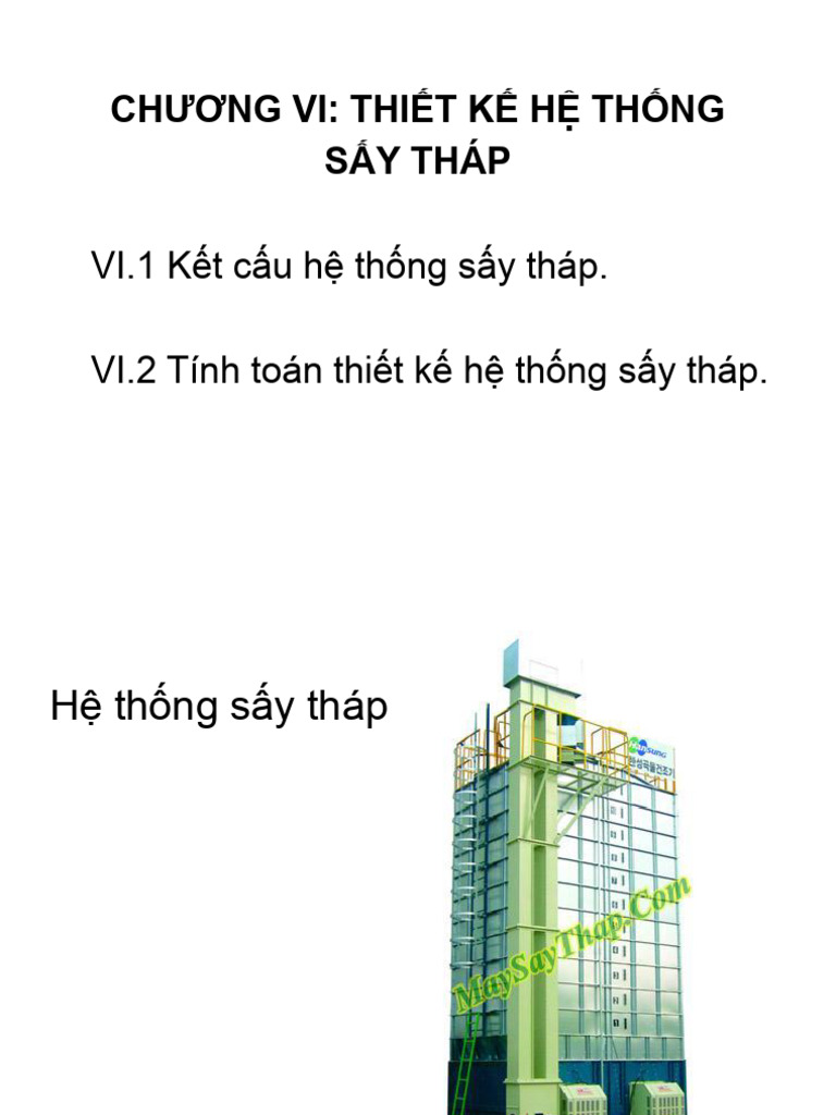 Bai Giang Thiet Ke He Thong Say Cac San Pham Thuc Pham Chuong 6 2115 | PDF