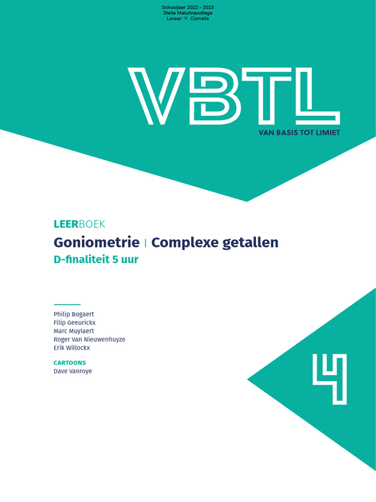 3 Goniometrie - Complexe Getallen | PDF