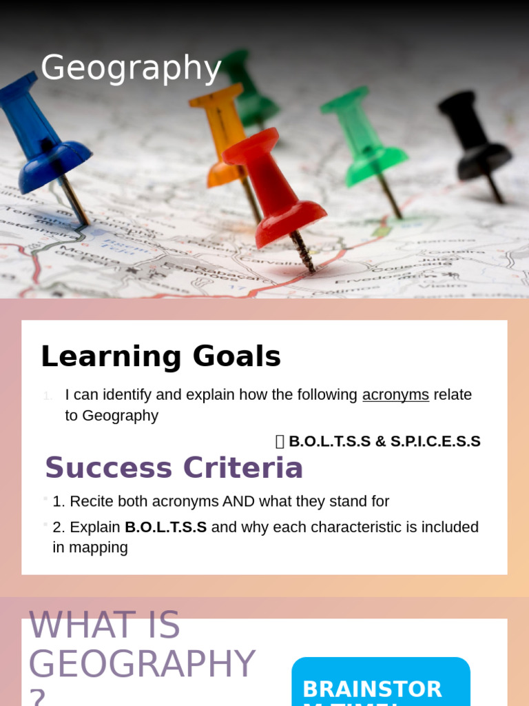 YR7 HASS Introduction PP WK1 2024 | PDF | Geography | Map