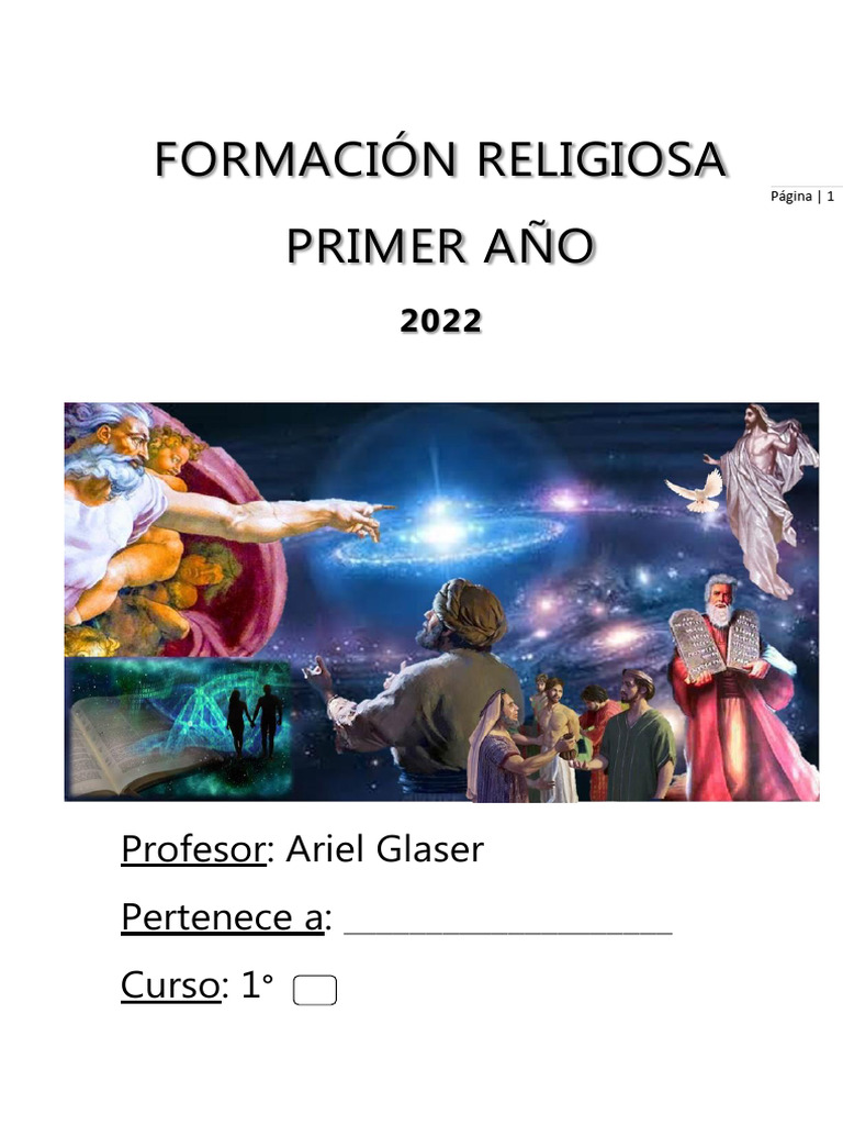 FORMACIÓN RELIGIOSA 1ro | PDF | Jesús | Biblia