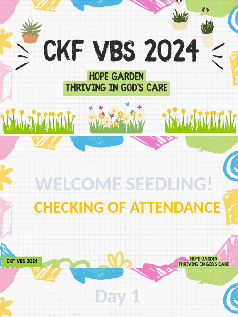 VBS Lessons Day 1 | PDF