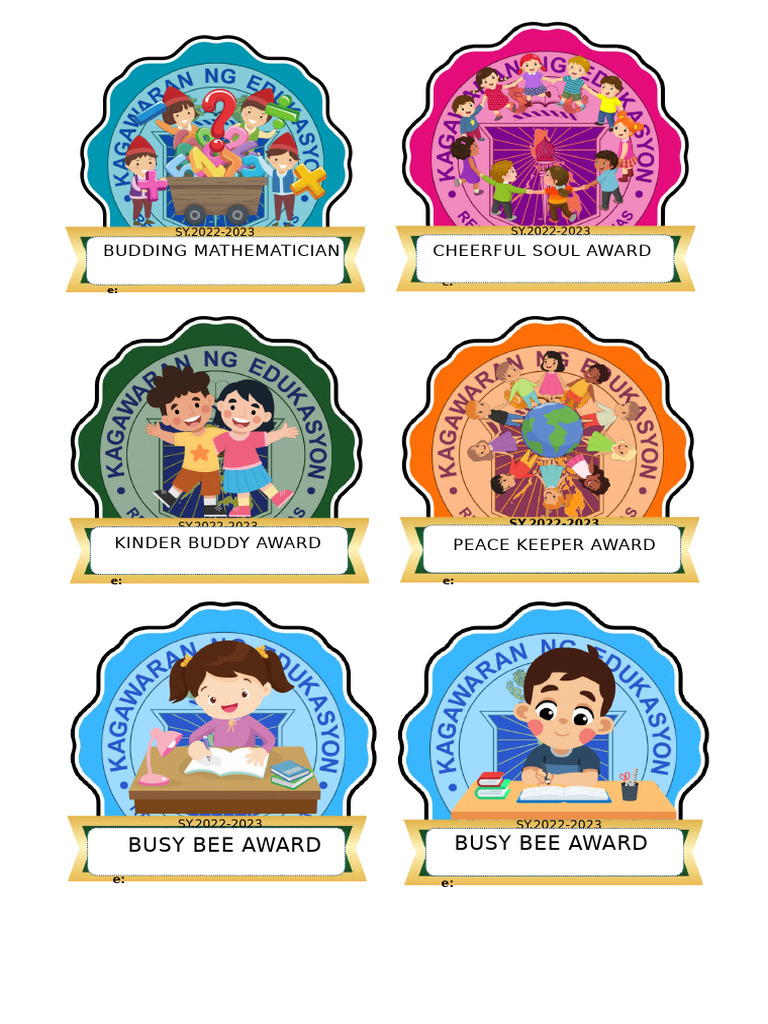 K-Character Traits Awards | PDF | Finance & Money Management | Sports ...