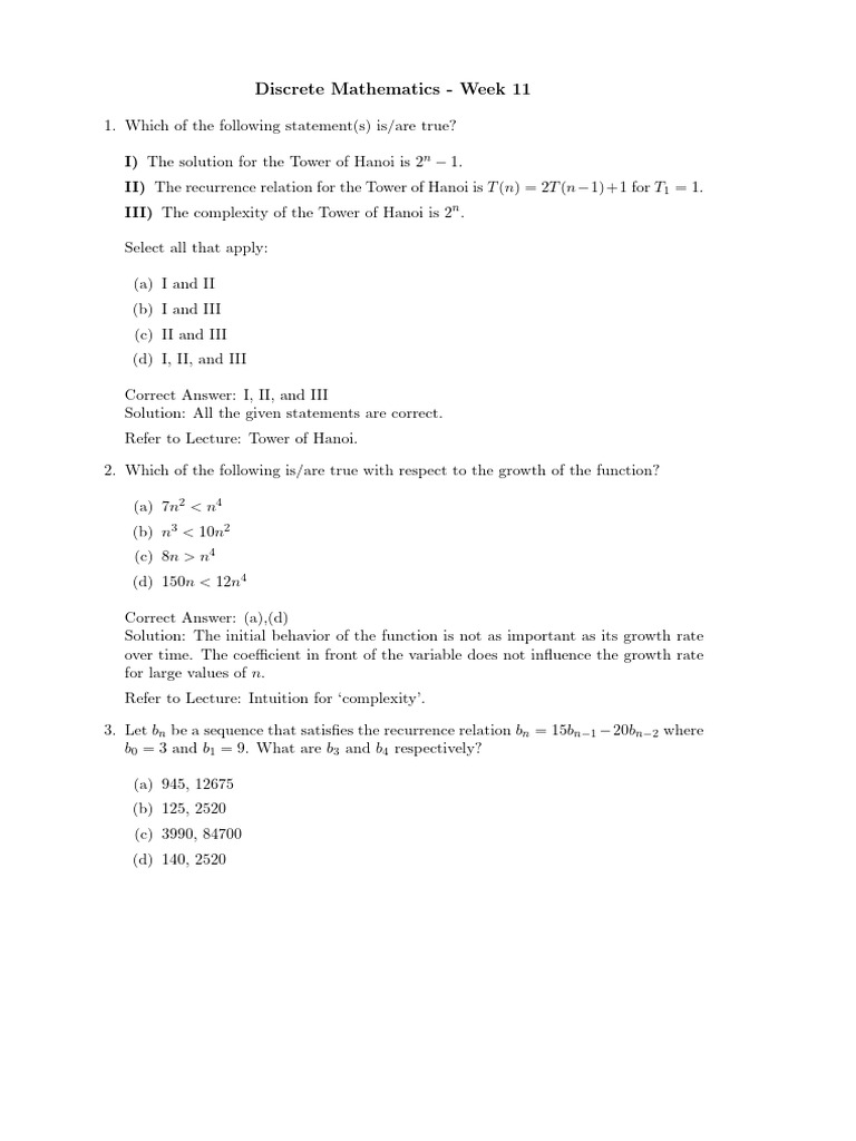 Week 11 | PDF | Mathematics