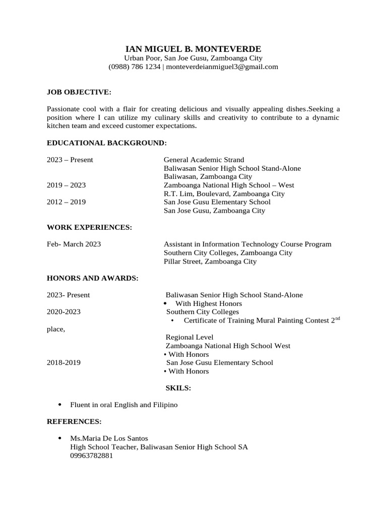 Resume RNW | PDF