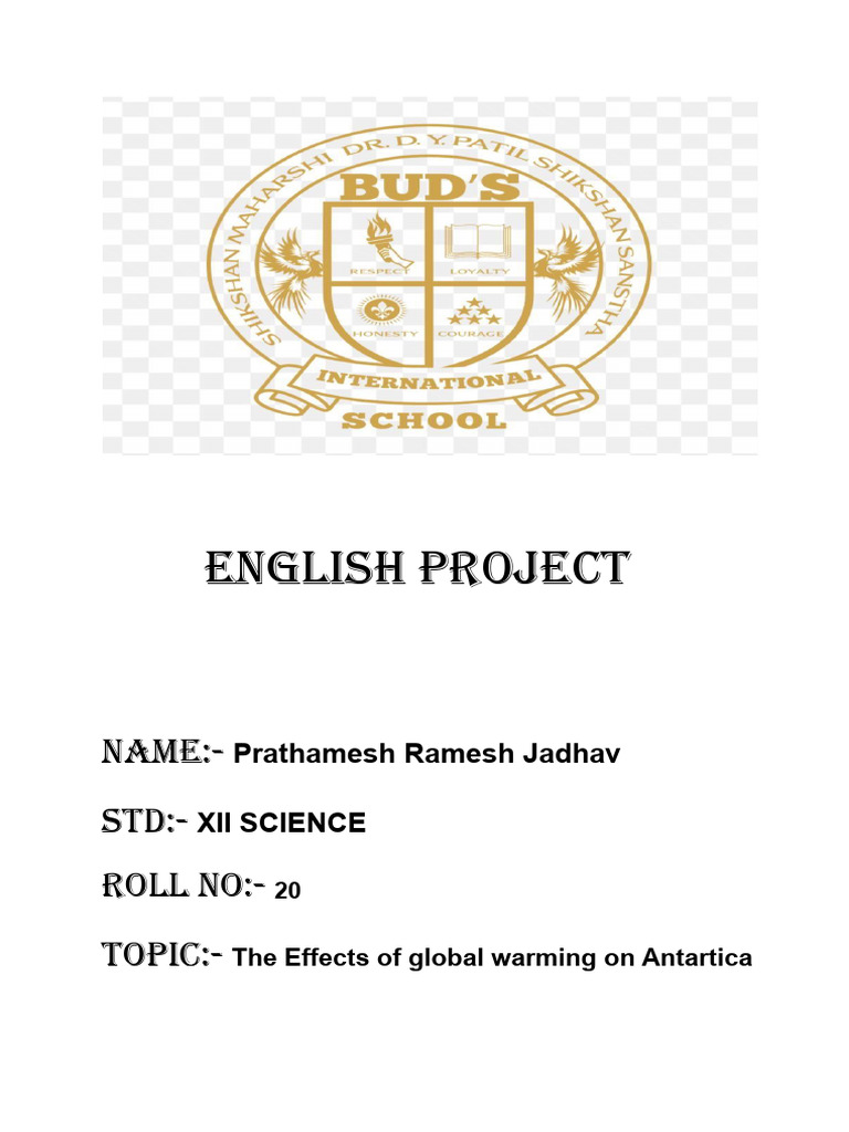 English Project Front Pages | PDF | Classics