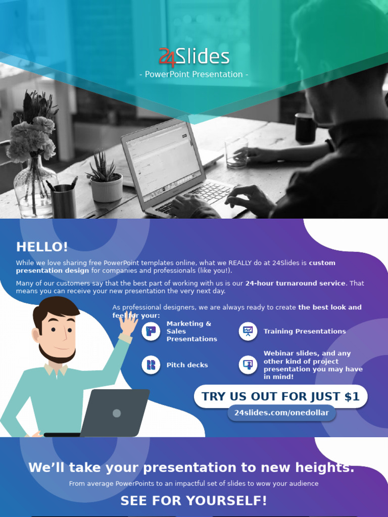 24slides Template Consultants | PDF
