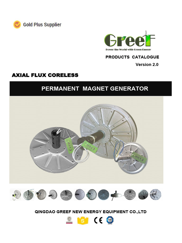 GDG-450-2KW-250rpm-GREEF NEW ENERGY | PDF | Electric Motor | Electric ...