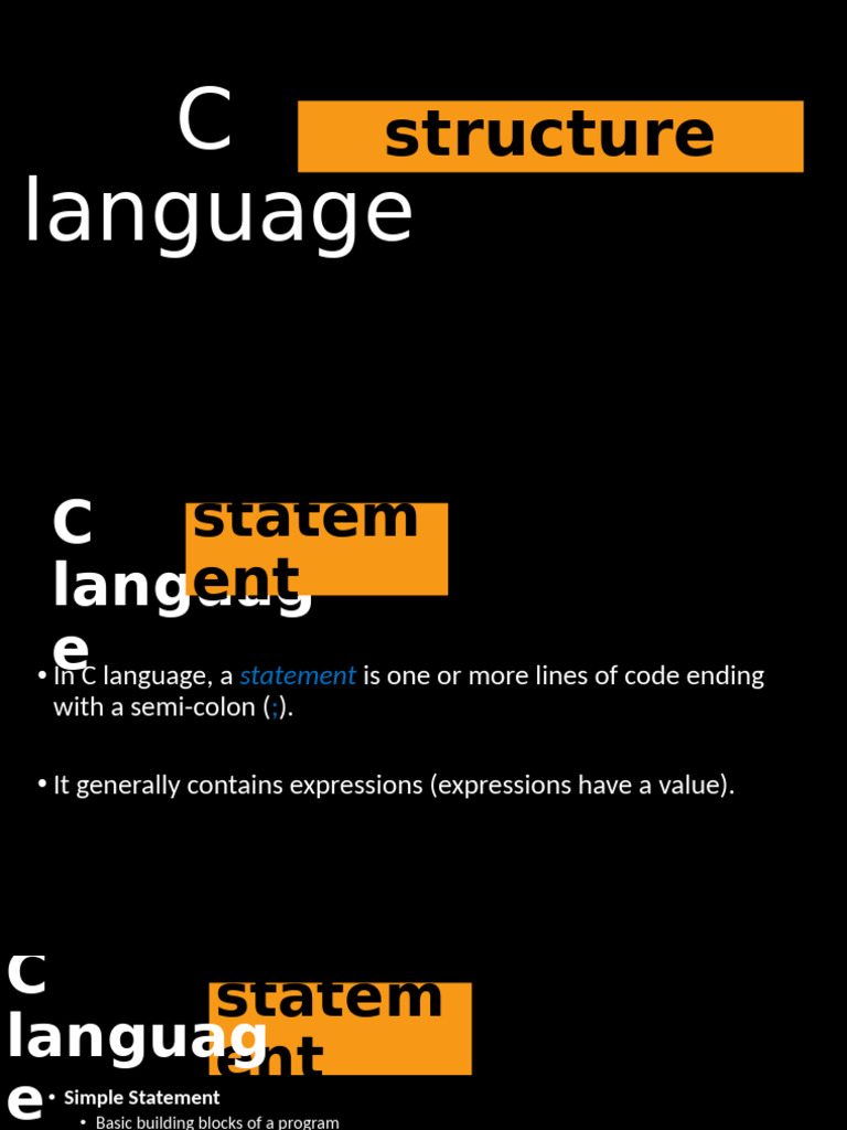 C Language Control Structures Explained | PDF | C (Programming Language ...