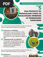5 Mga Proyekto NG Pamahalaan Tongu Sa Kagalingang Pambayan at Pambansang Kaunlaran | PDF