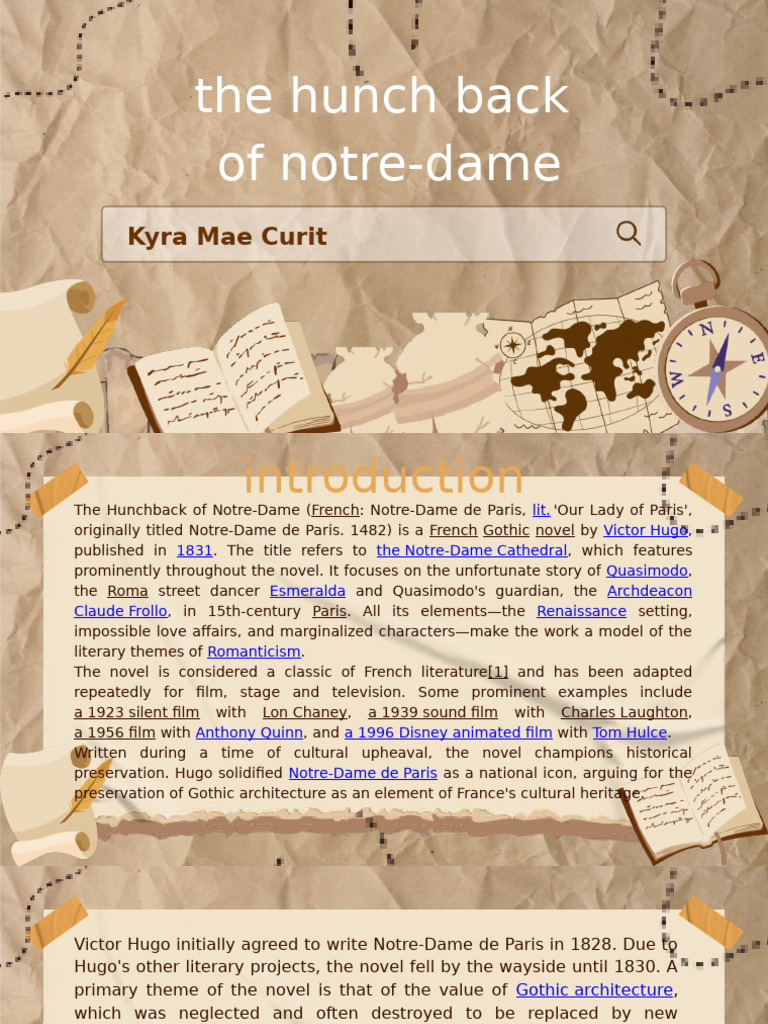 Brown and Beige Vintage Classic Illustration Paper Project History Presentation | PDF | The ...