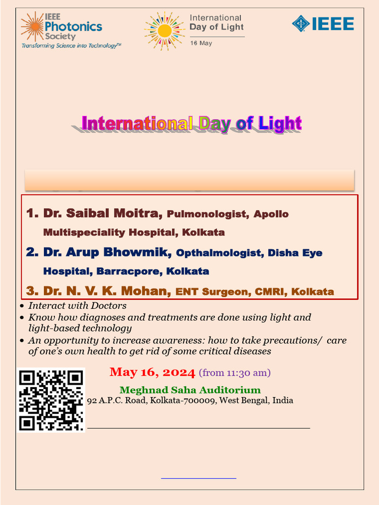 IDL_flyer_2024 | PDF | Kolkata | Medicine