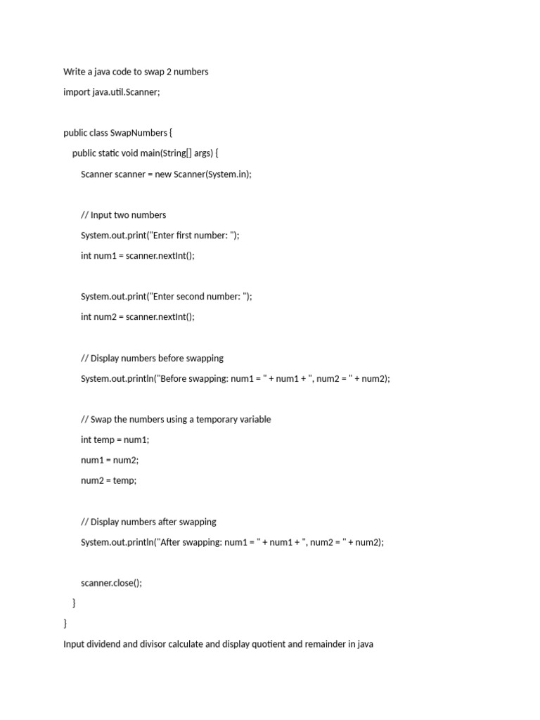 Previous Codes | PDF | Division (Mathematics) | Software Engineering