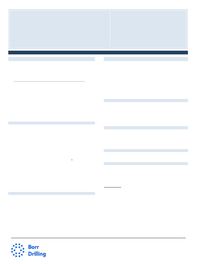 Borr Drilling Gerd 06 Jan 2020 | PDF | Crane (Machine) | Horsepower