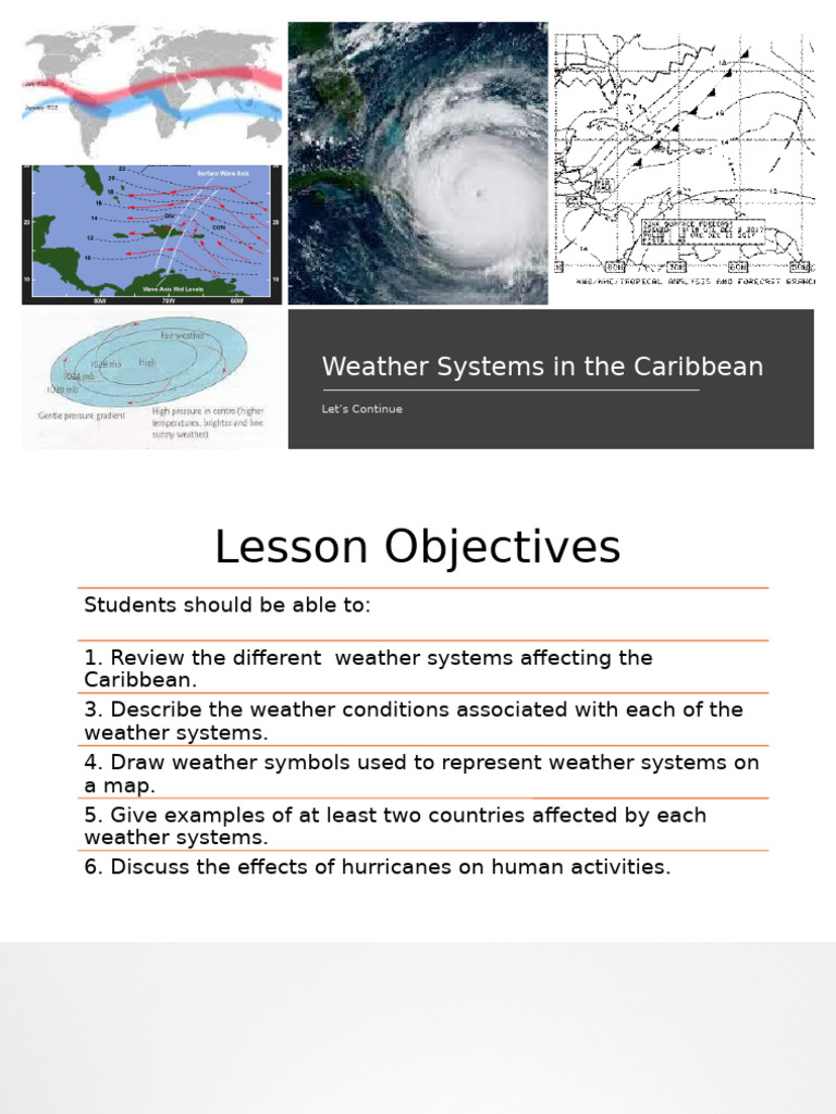 Caribbean Weather Systems Overview | PDF | Weather | Wound