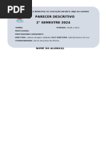 Boletim Escolar - Modelo 02 | PDF