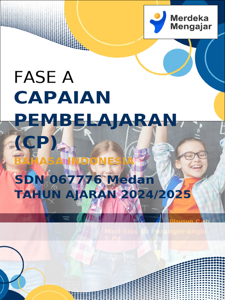 Capaian Pembelajaran Fase A | PDF