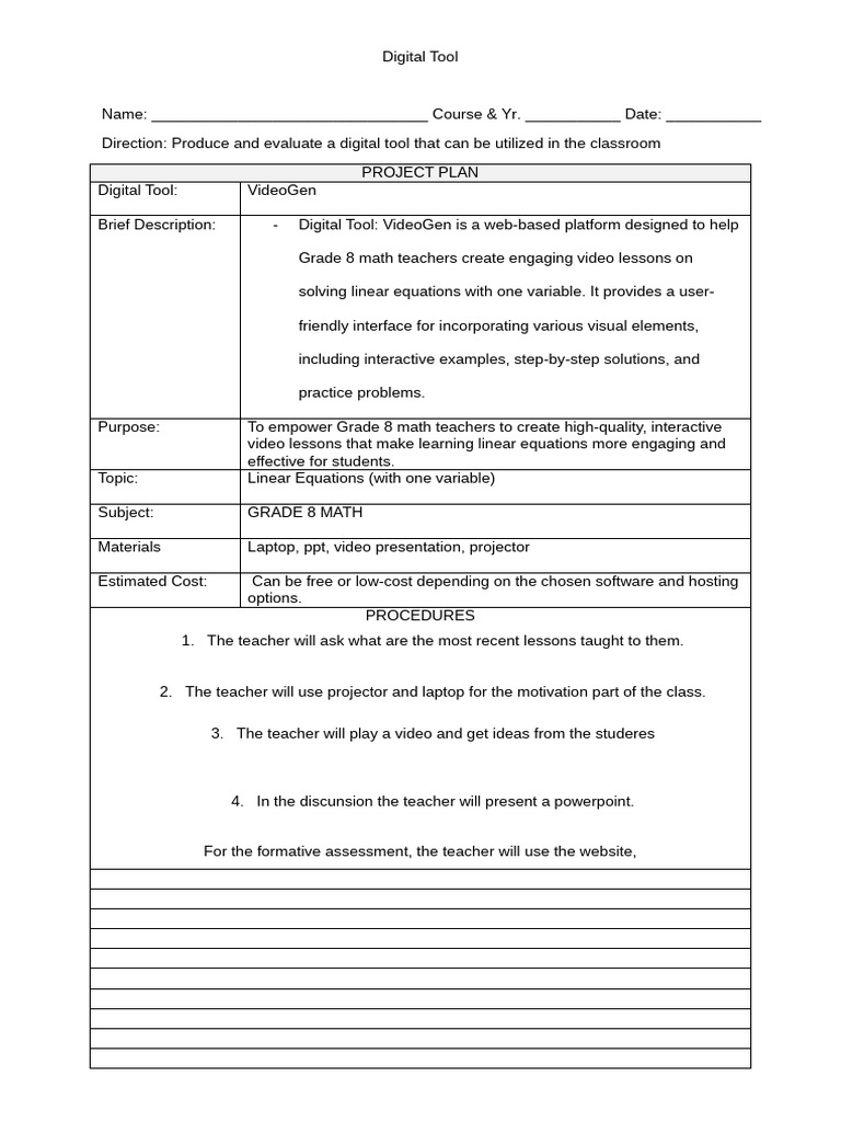 Digital-Tool-Activity Ailene | PDF