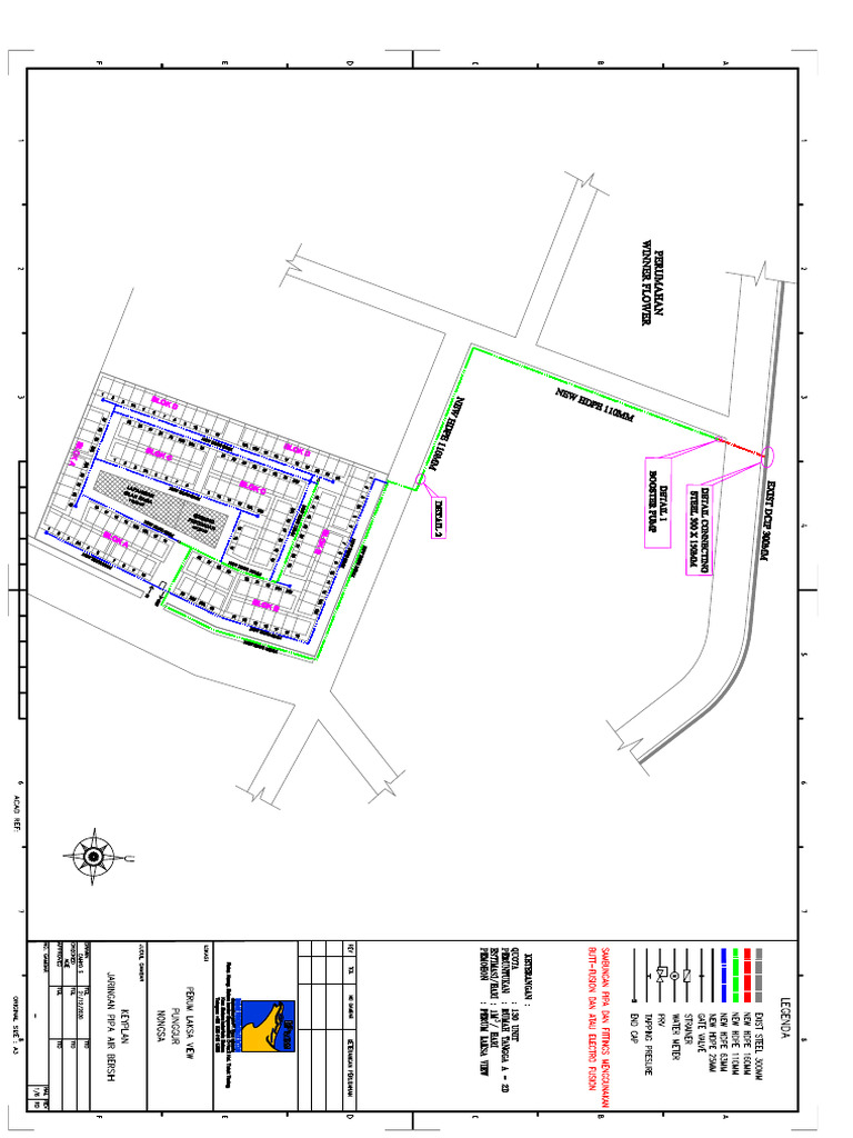 Siteplan Perum Laksa View Punggur-Hal 1 | PDF