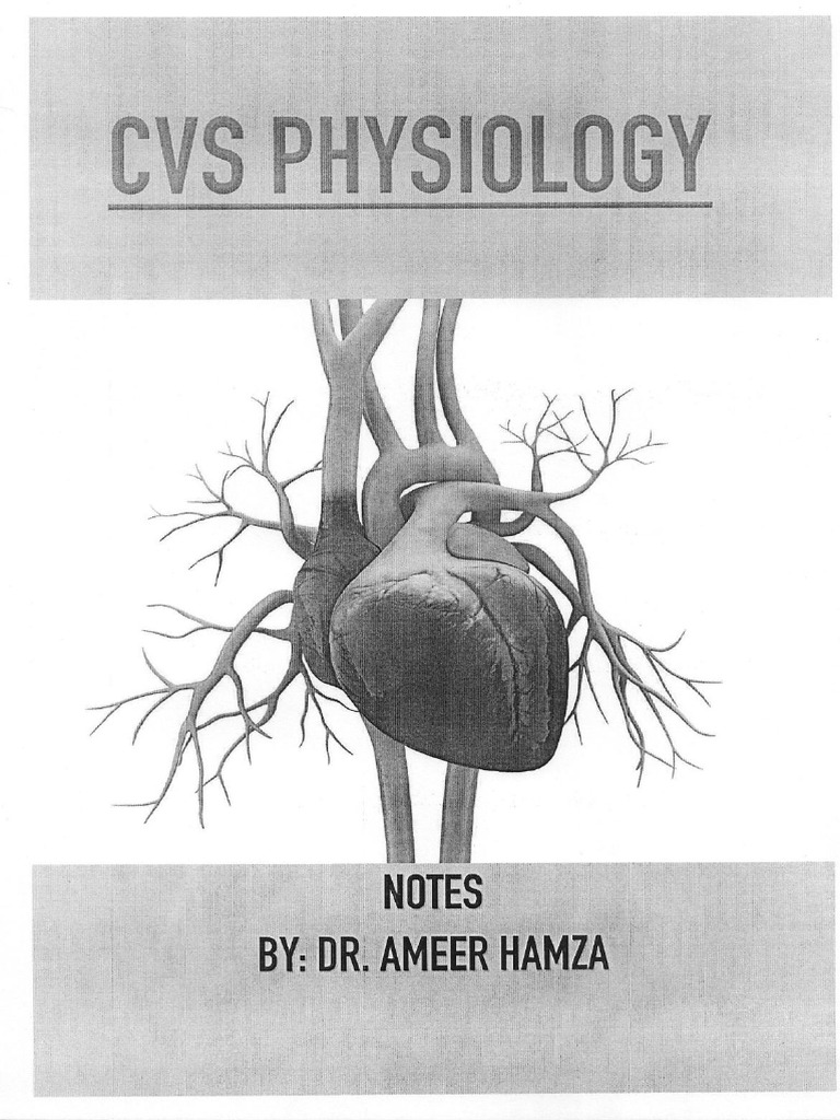 Cvs Physiology Handwritten Notes | PDF