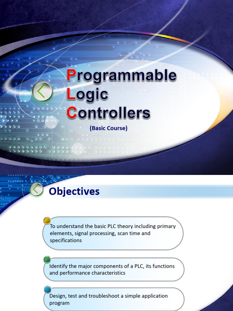 PLC Basic For Instructions | PDF | Programmable Logic Controller ...