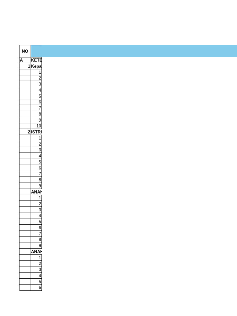 Master Tabel PKL Bidan.. | PDF | Pengembangan Diri | Kesehatan Holistik