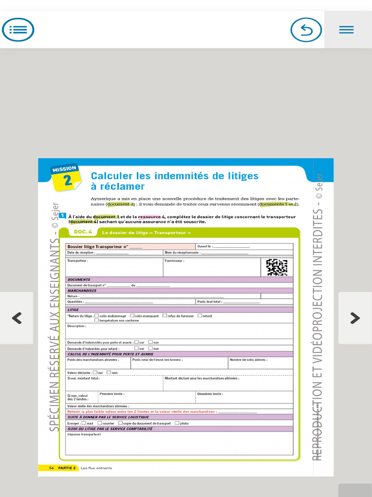 Techniques de Logistique - Bac Pro 16 | PDF