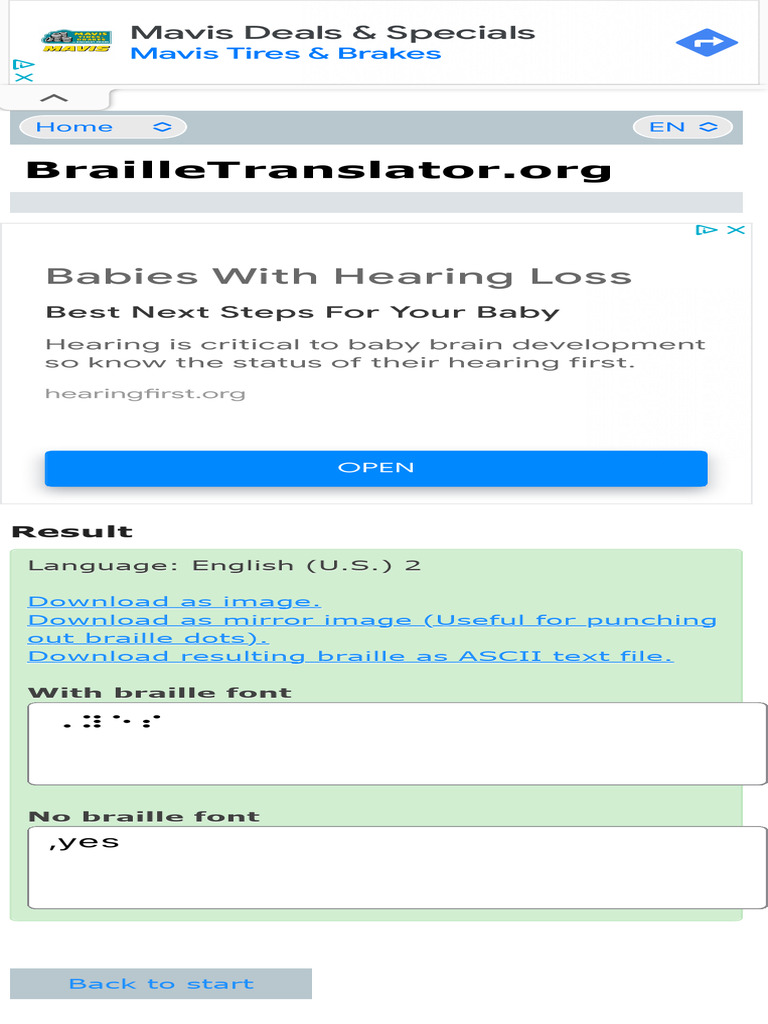 Braille Translator | PDF