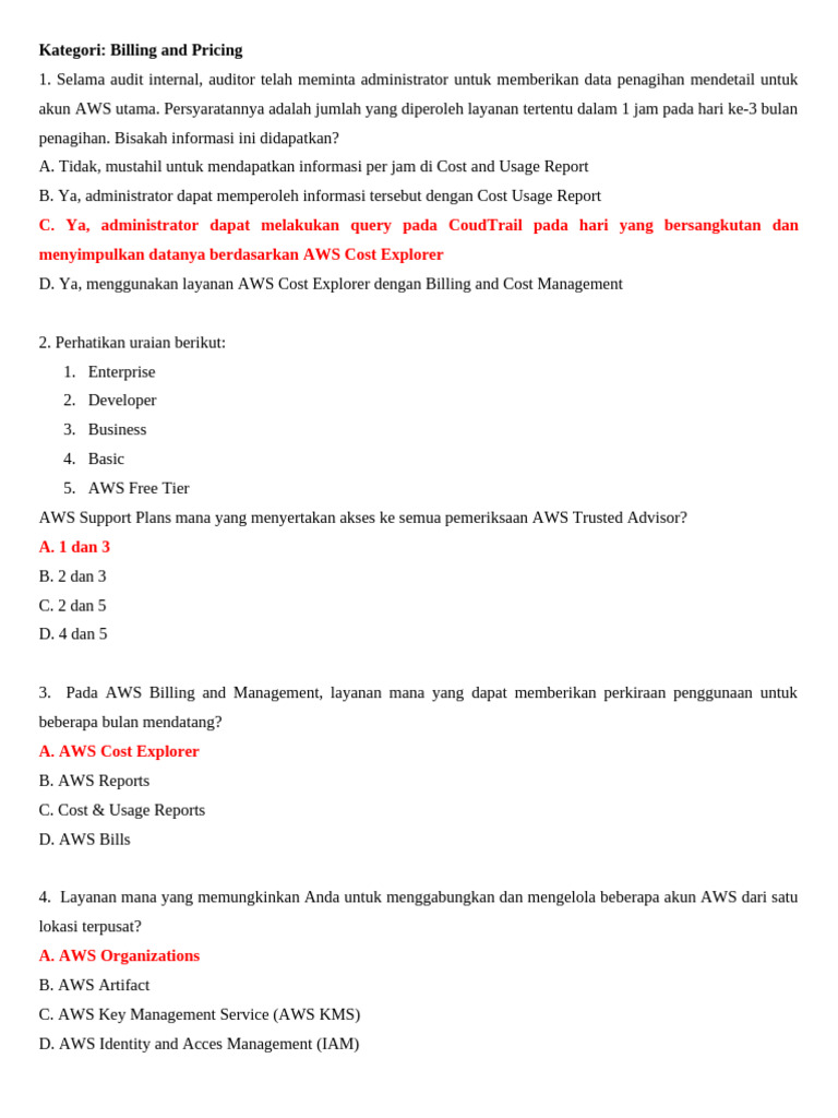 Contoh Soal Cloud Computing | PDF | Bisnis | Komputer