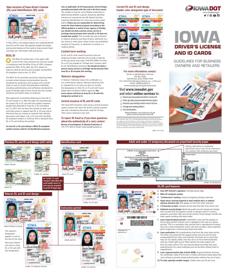 Idot DL and Id Cards - 2018 | PDF | Identity Document | Driver's License