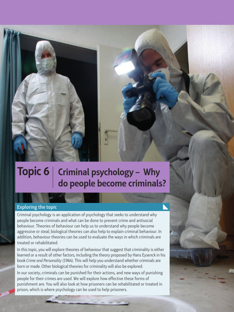 Understanding Criminal Behavior Psychology | PDF | Punishments ...