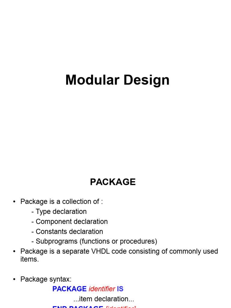 Slide 08 | PDF | Vhdl | Computer Science