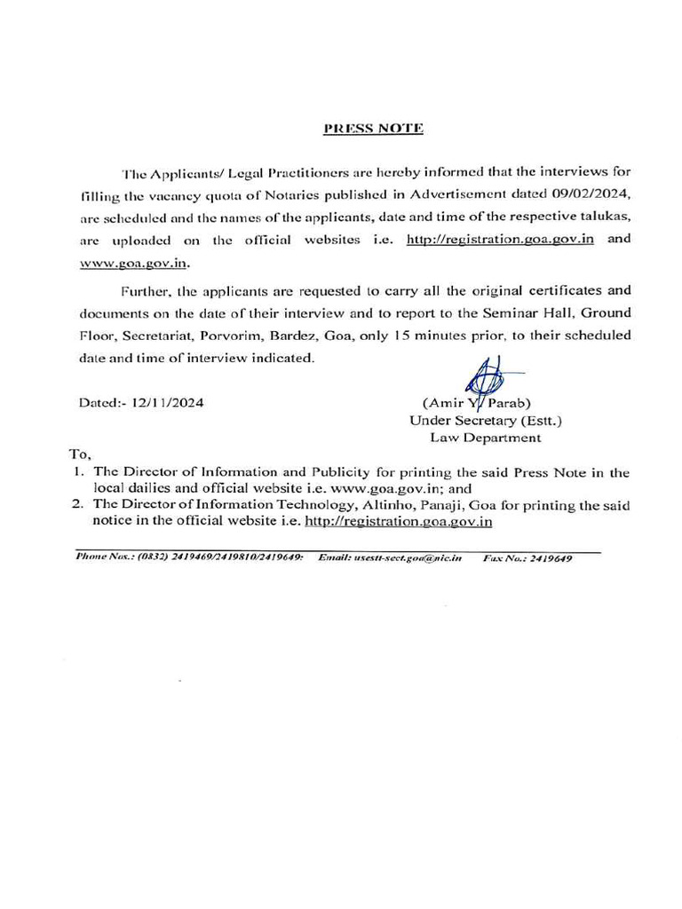 List of Notaries | PDF