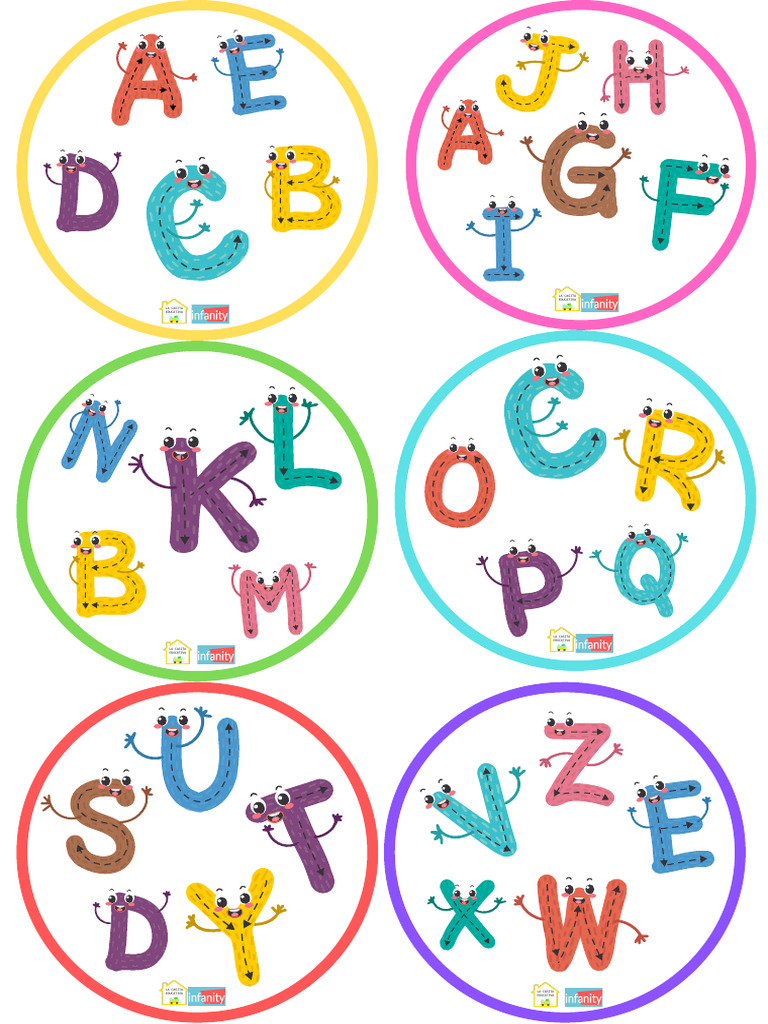 Copia de Dobble Letras - Infanity & La Casita Educativa | PDF