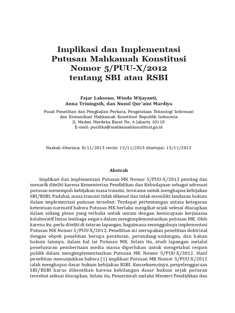Melisafd, 8-Fajar Laksono DKK | PDF