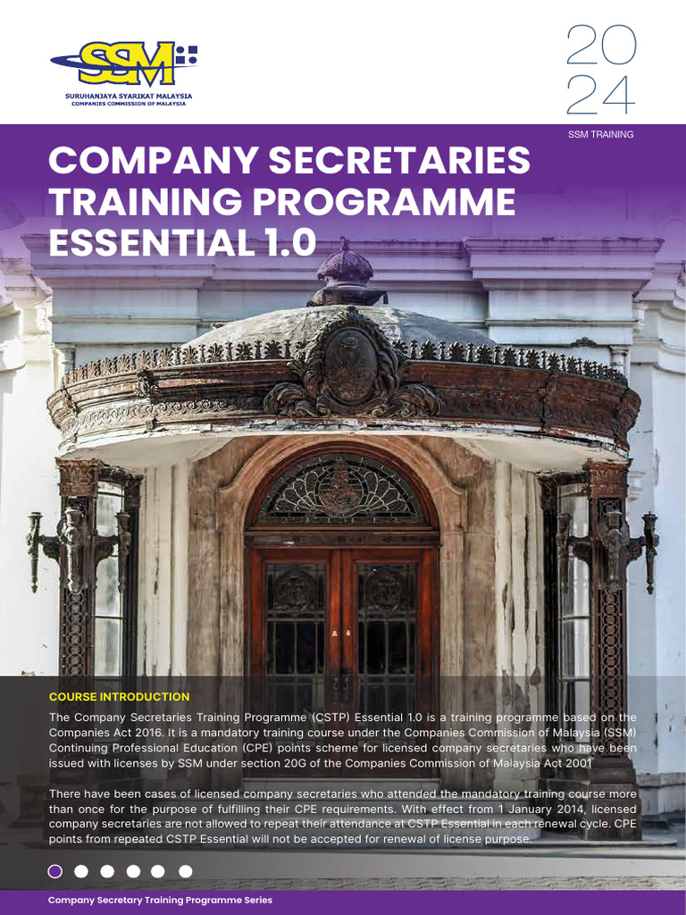 Company Secretaries Training 2024 | PDF | Legal Liability | Common Law
