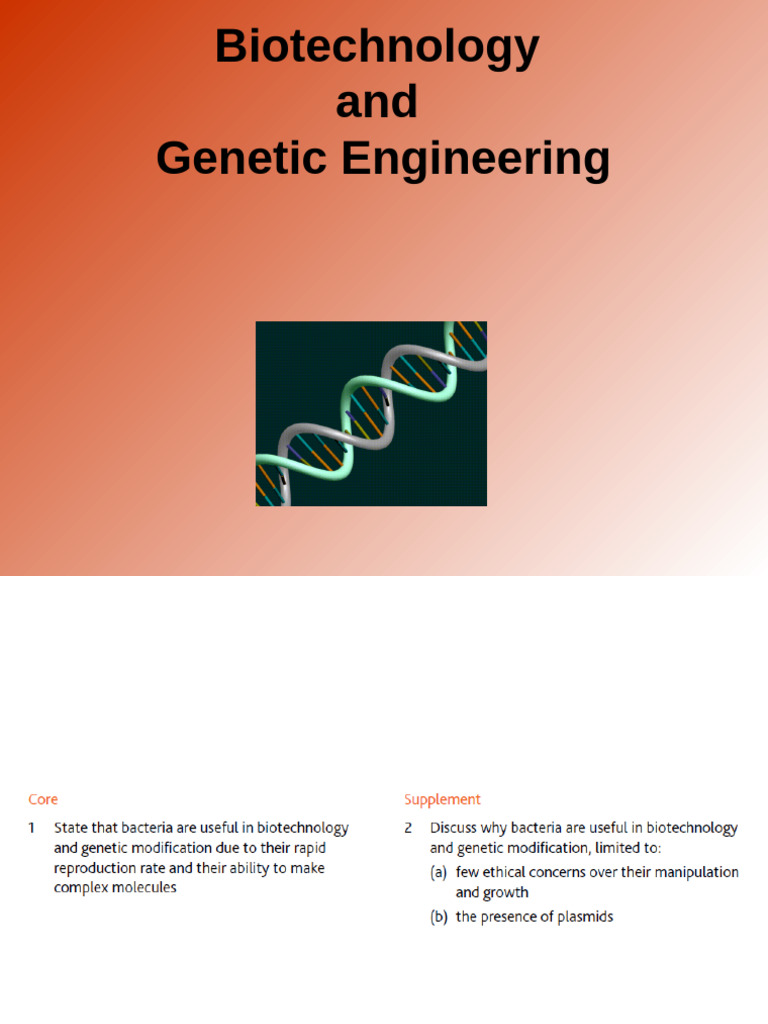 Genetic Engineering1 | PDF | Penicillin | Bacteria