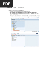 How To Extend GL Account From One Comapany Code To Another | PDF