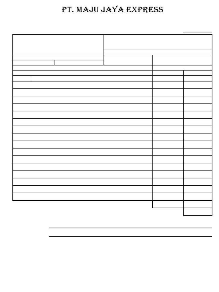 Contoh Job Sheet Import Air Freight | PDF