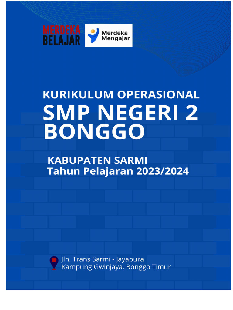 Kosp SMPN 2 Bonggo 2024-2025 | PDF