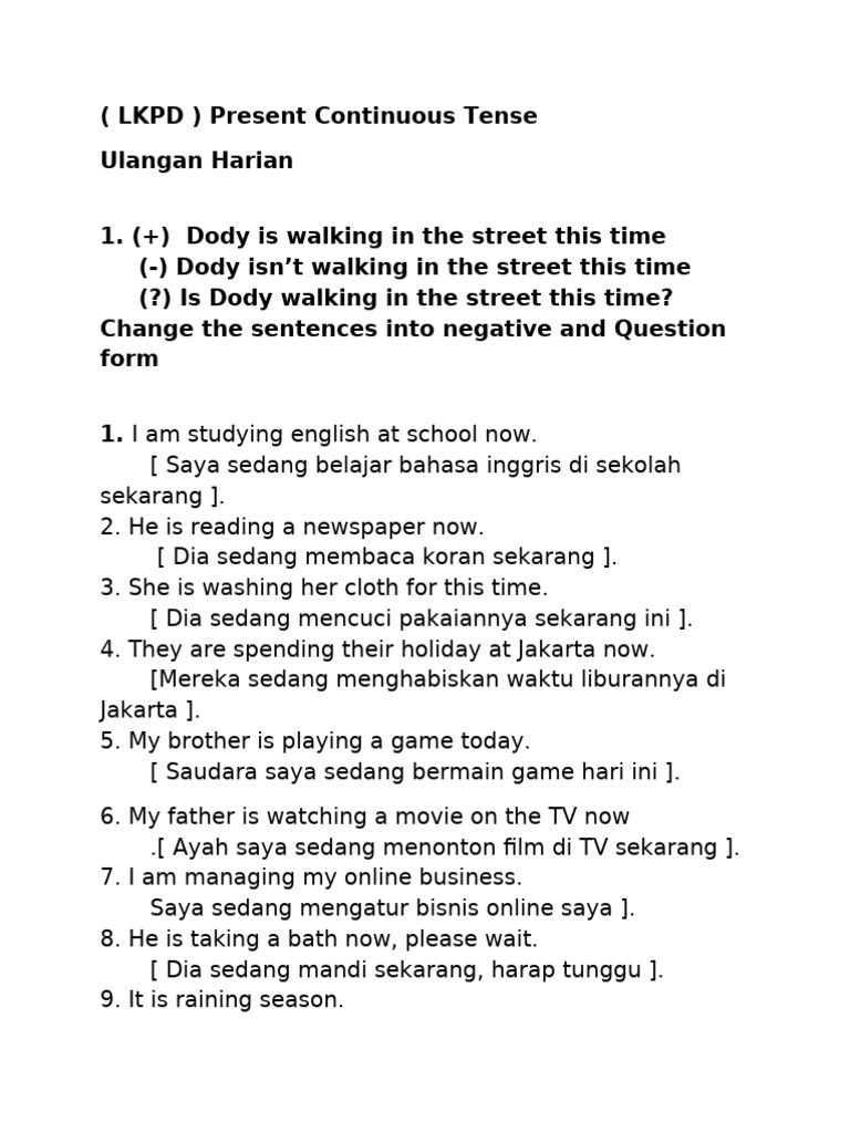 LKPD Continous T | PDF