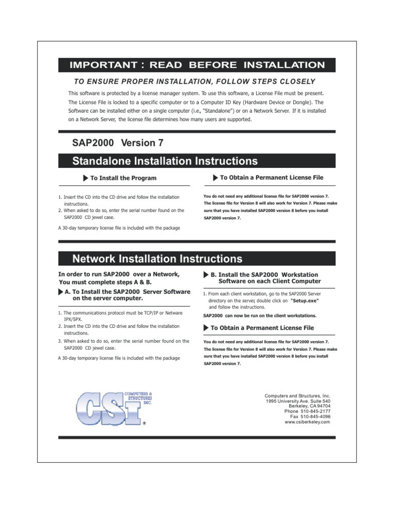 Sap Install Instructions V7 | PDF | Computing | Computer Networking