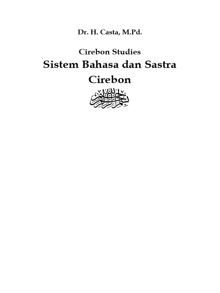 Pertemuan 10 Cirebon Studies | PDF | Seni & Disiplin Bahasa | Kajian ...